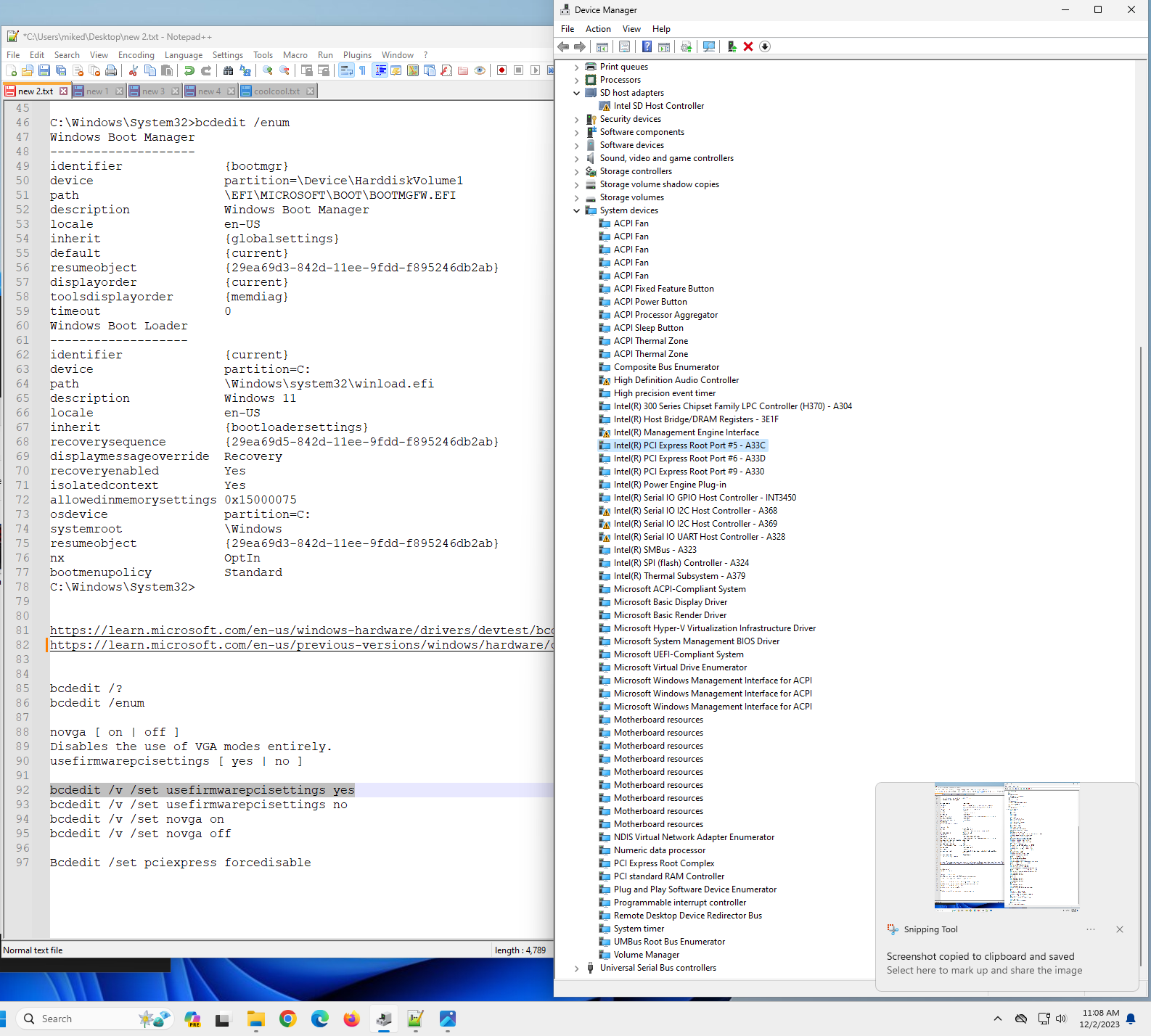 HP desktop 290-p027c model, Windows 11 Device Manager never ... - HP ...