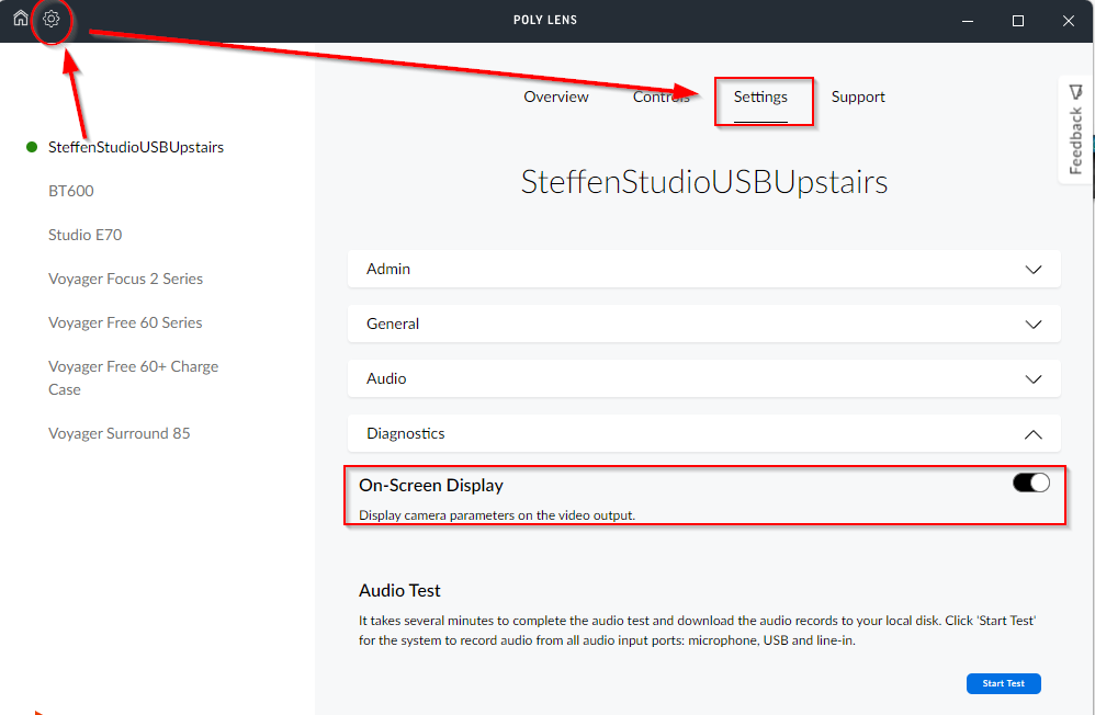 POLY STUDIO R30 connected to a Microsoft Surface Hub Video o... - HP ...
