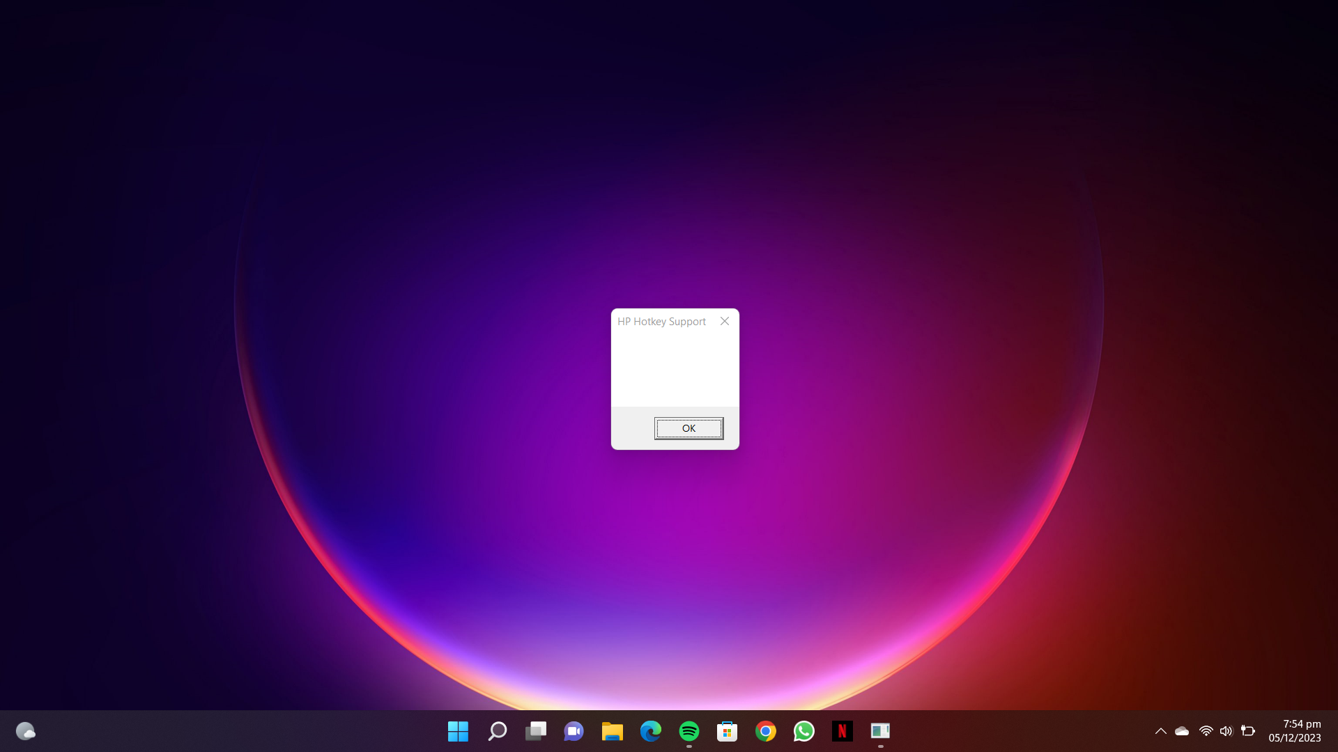 Solved: hot key support error - HP Support Community - 8931716