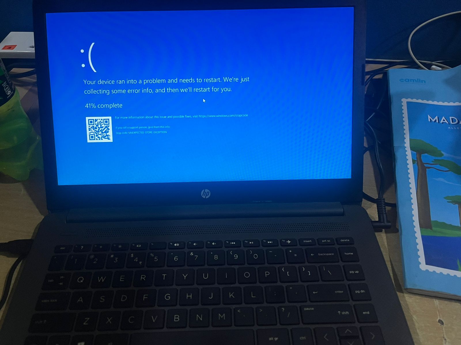 HP 245G7 R3-3300U 14 4GB/256 PC/Bsod error - HP Support Community - 8940103