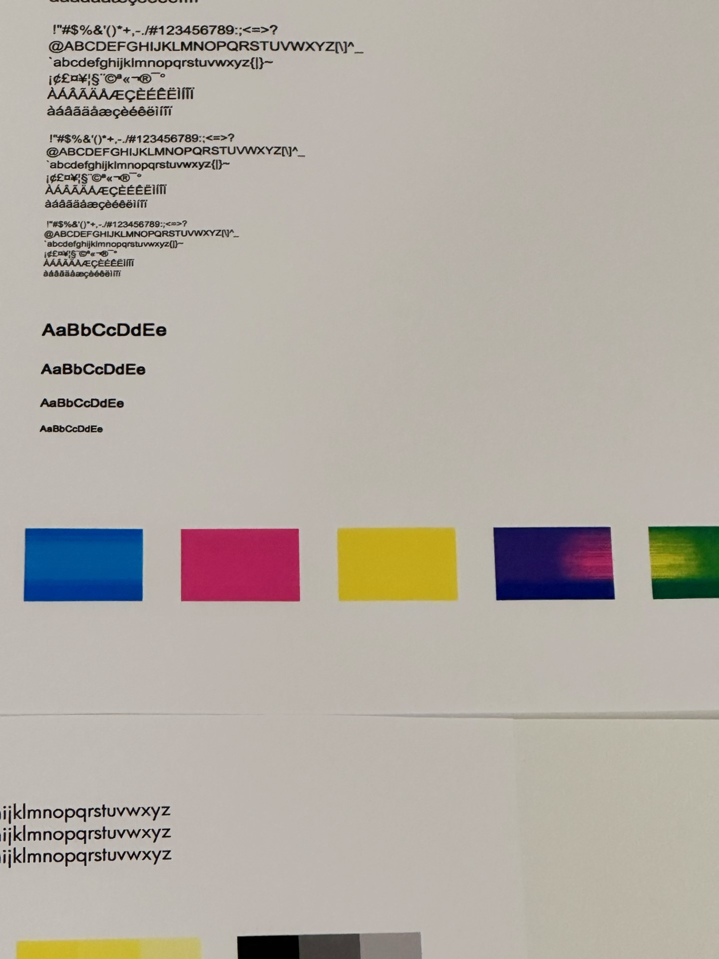 Green and magenta colors printing streaks after trouble shoo... - HP ...