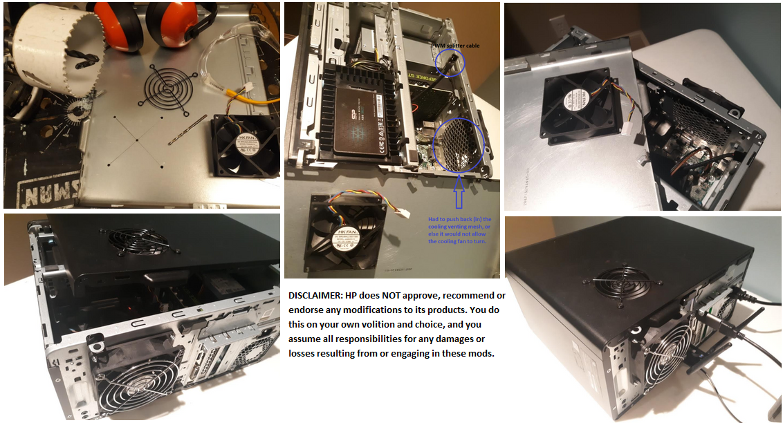 Solved: CPU Cooling Upgrade - HP Support Community - 8942786