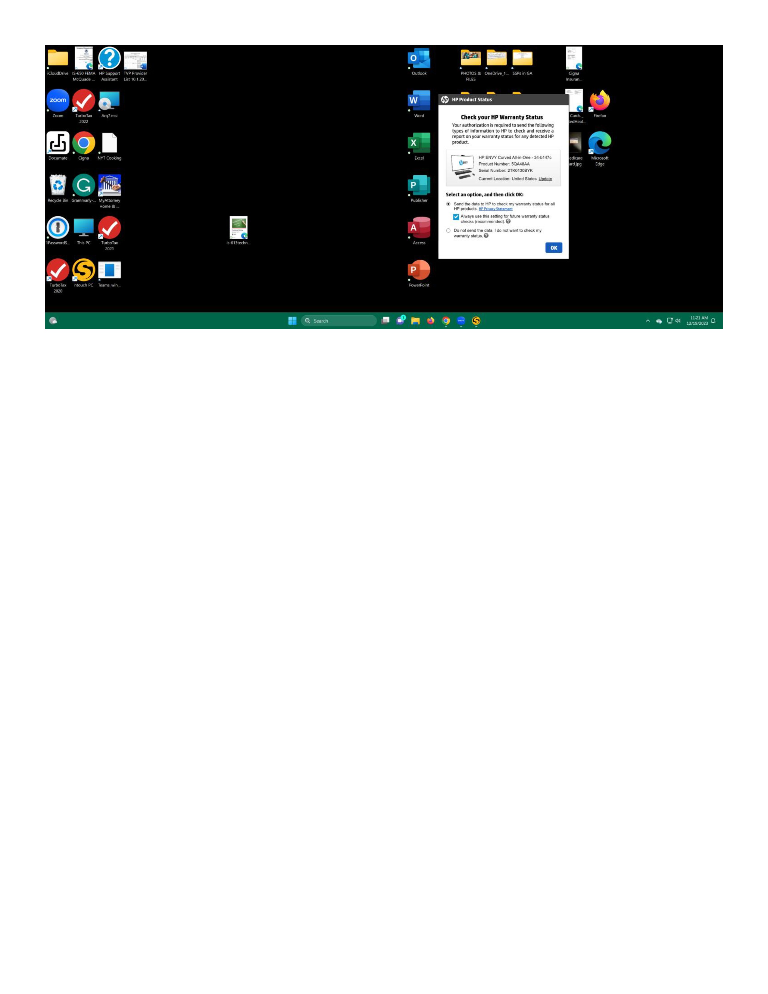 PC is out of Warranty - Persistent Pop-up Reminder - HP Support ...