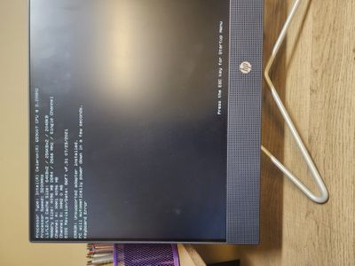 Computer beeps, screen is black then words appear then shuts... - HP ...