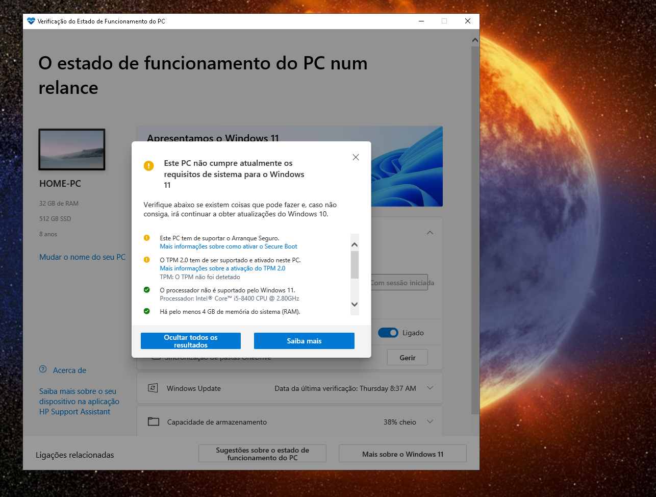 upgrade to windows 11 - HP Support Community - 8950522