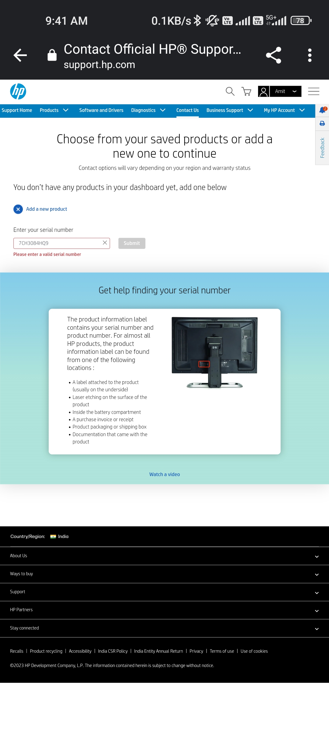 Mouse warranty claim - HP Support Community - 8952816