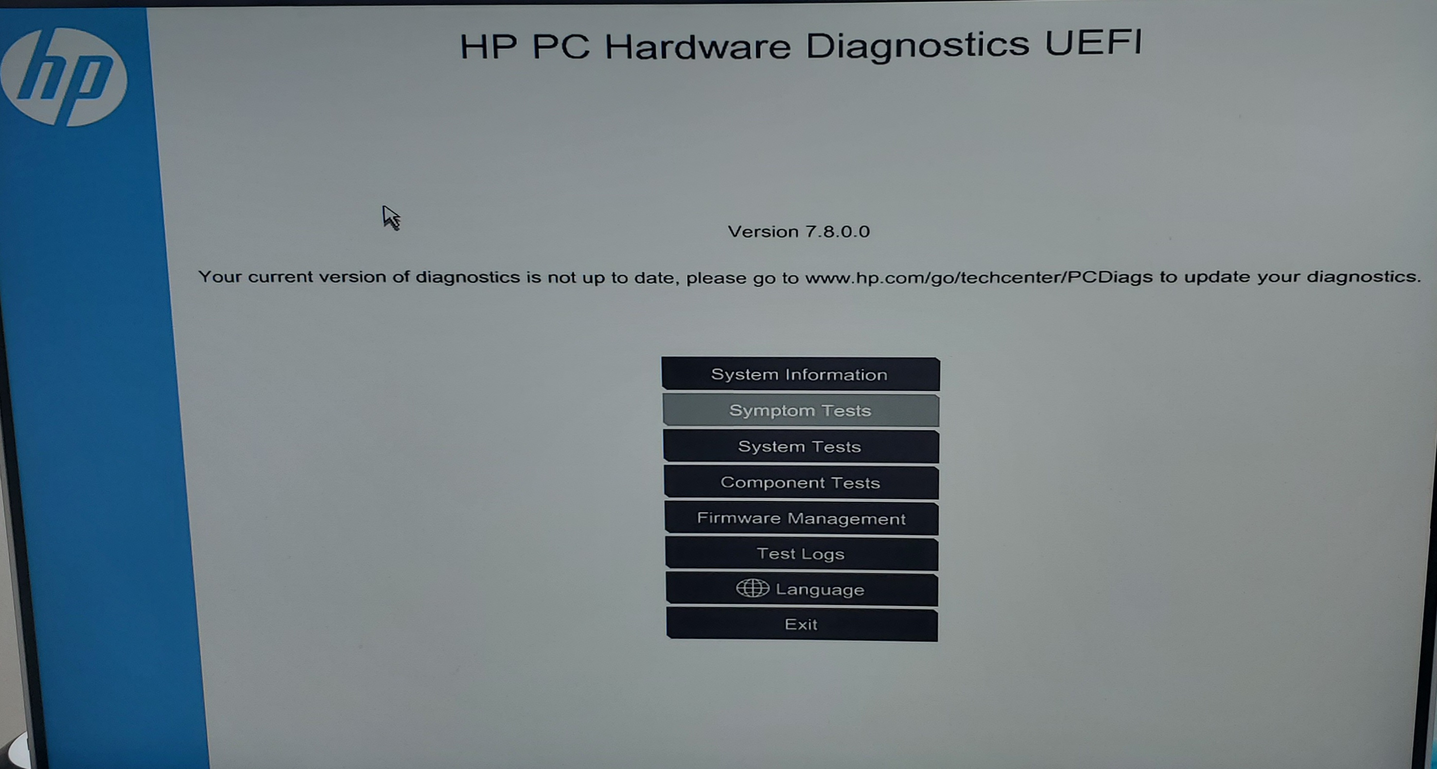 HP PC Hardware diagnostics issue - HP Support Community - 8956401