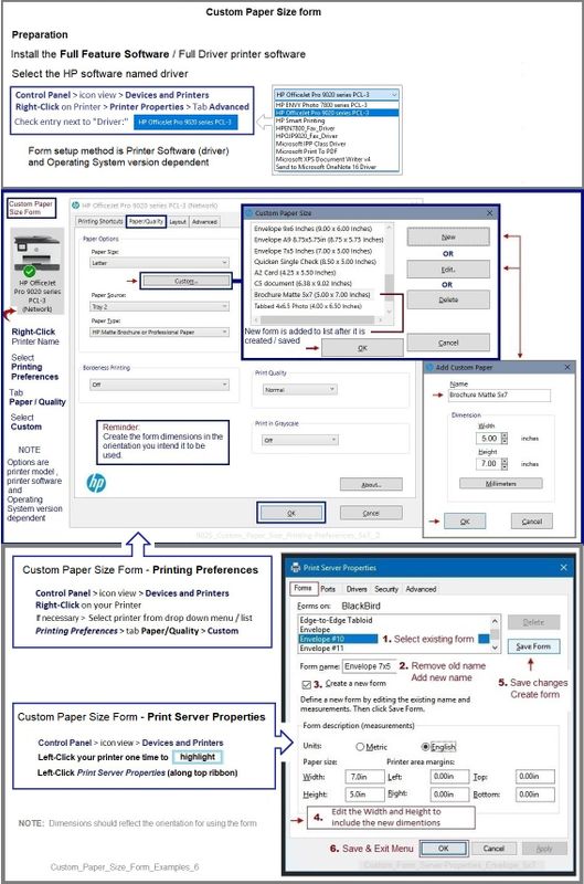 Edit/delete custom paper size on plotr T2600dr - HP Support Community ...