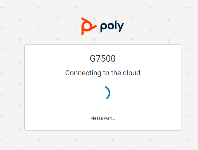 Solved: Poly G7500 - Latest Firmware/Factory Reset /#/oob/ Stuck on ...