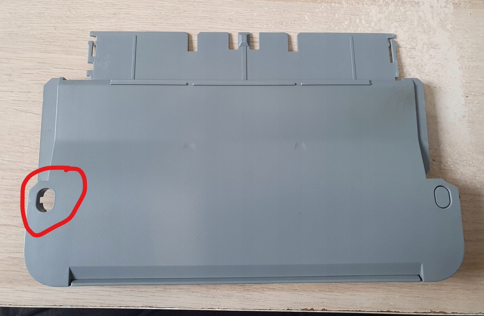 Button on Output Tray broken - need replacement - HP Support Community ...