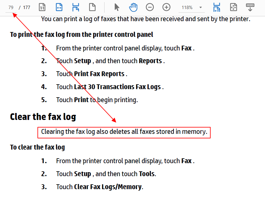 How to clear fax memory - HP Support Community - 8967914