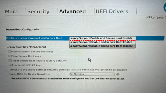 Solved: Keyboard not working at Secure Boot screen - HP Support ...