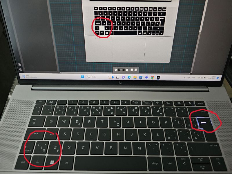 problem with the Z-Light Space backlit mapping function - HP Support ...
