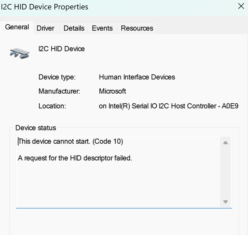 Touchscreen not listed in device manager - HP Support Community - 8979762