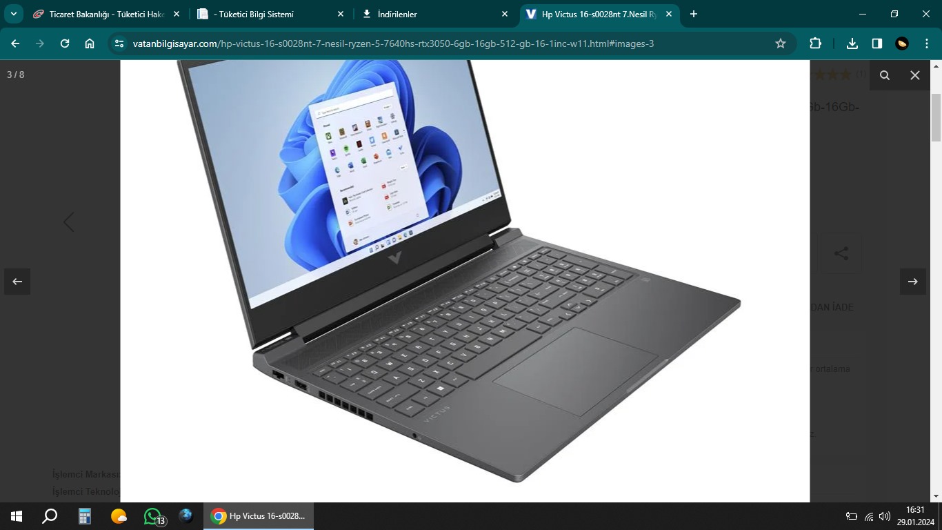 I have a Victus Gaming Laptop 16-s0028nt (7Z4M6EA) and the 7... - HP ...