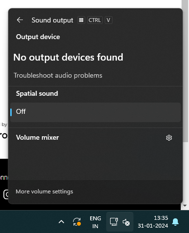 No audio device is installed - HP Support Community - 8981360