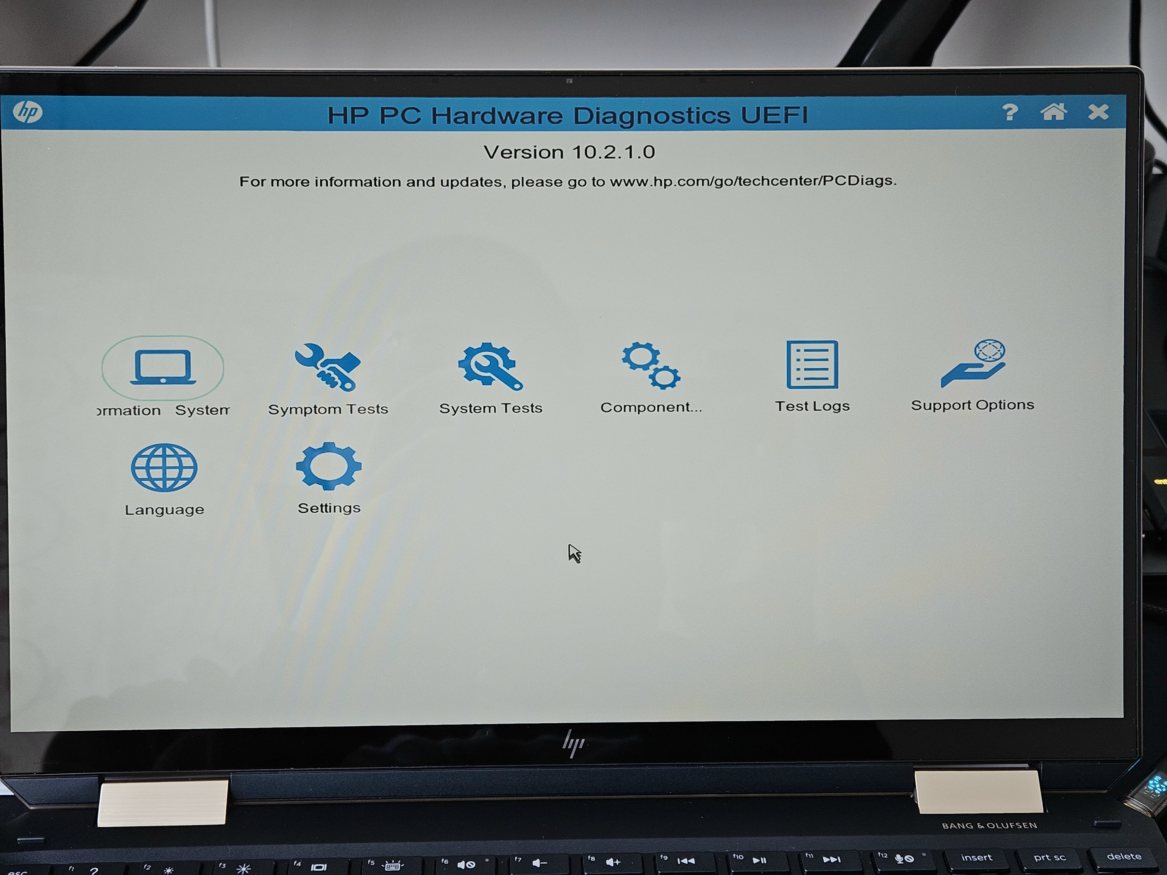 New PC Hardware Diagnostics UEFI 10 missing firmware update - HP ...