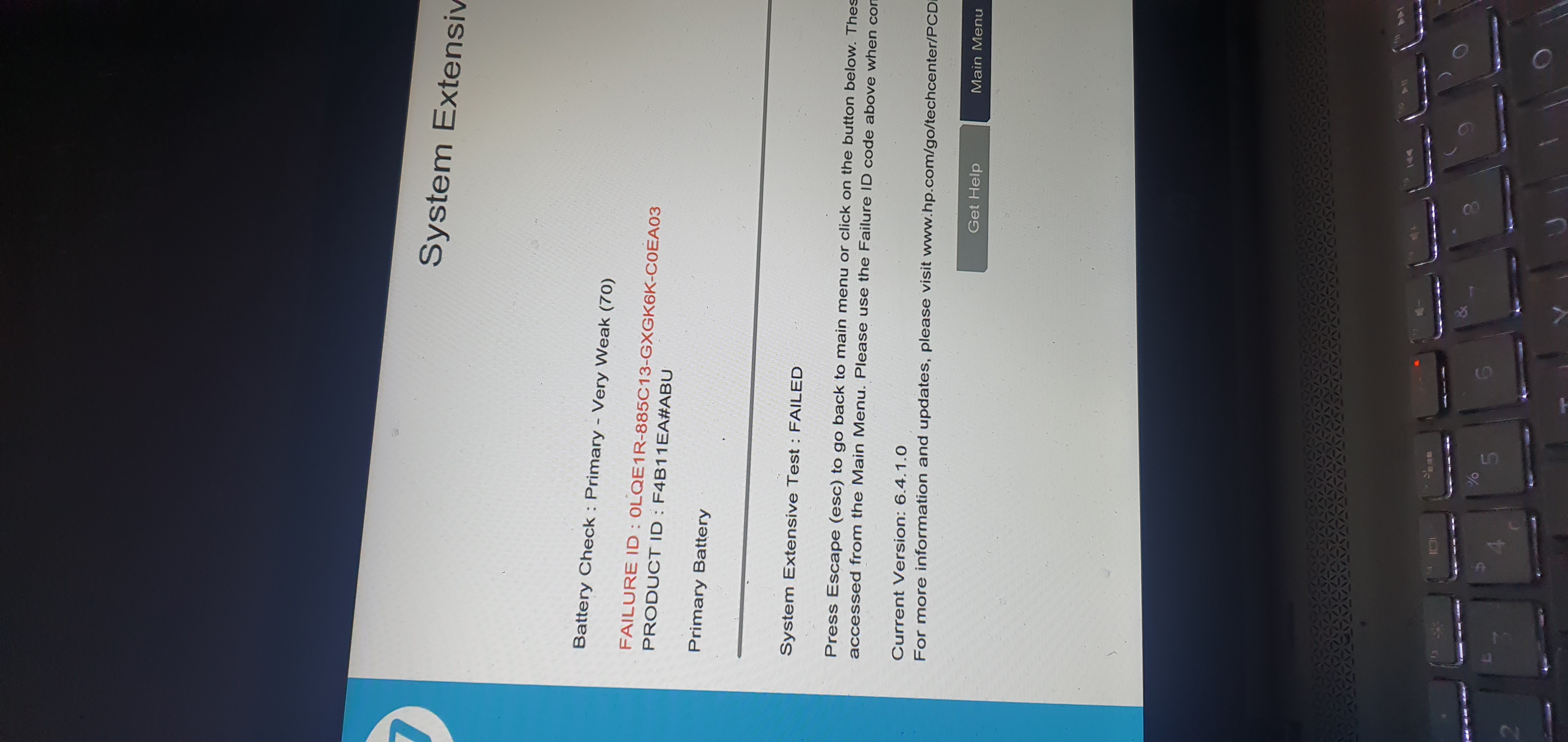 System extensive test - HP Support Community - 8984873