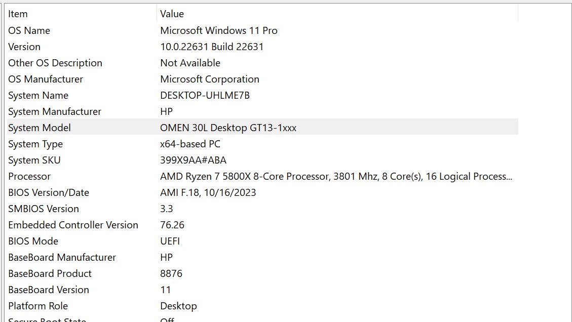 Solved: How do I check my HP OMEN 30L GT13-1xxx for BIOS update? - HP ...