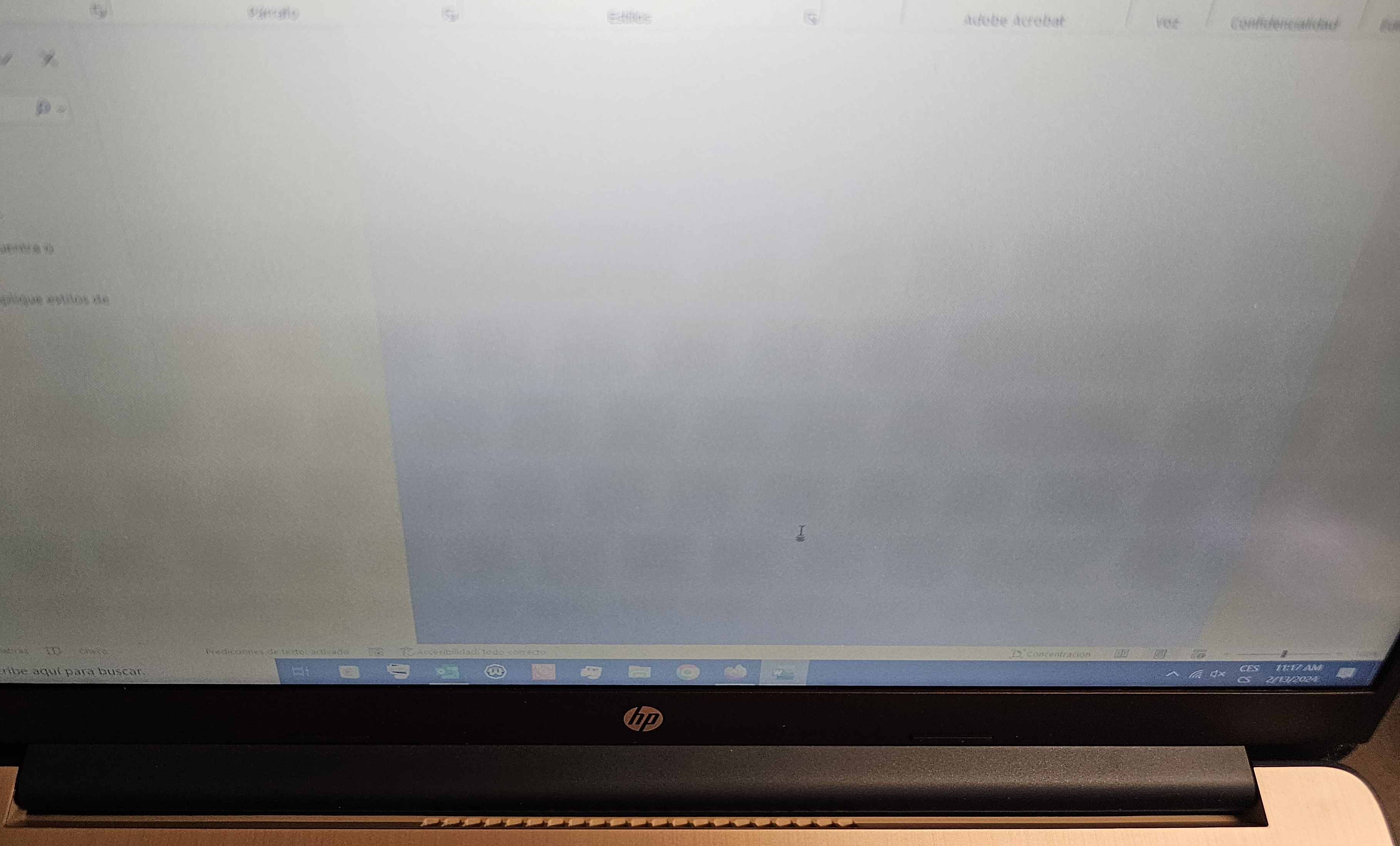 Keyboards marks visible over turned on screen - HP Support Community ...