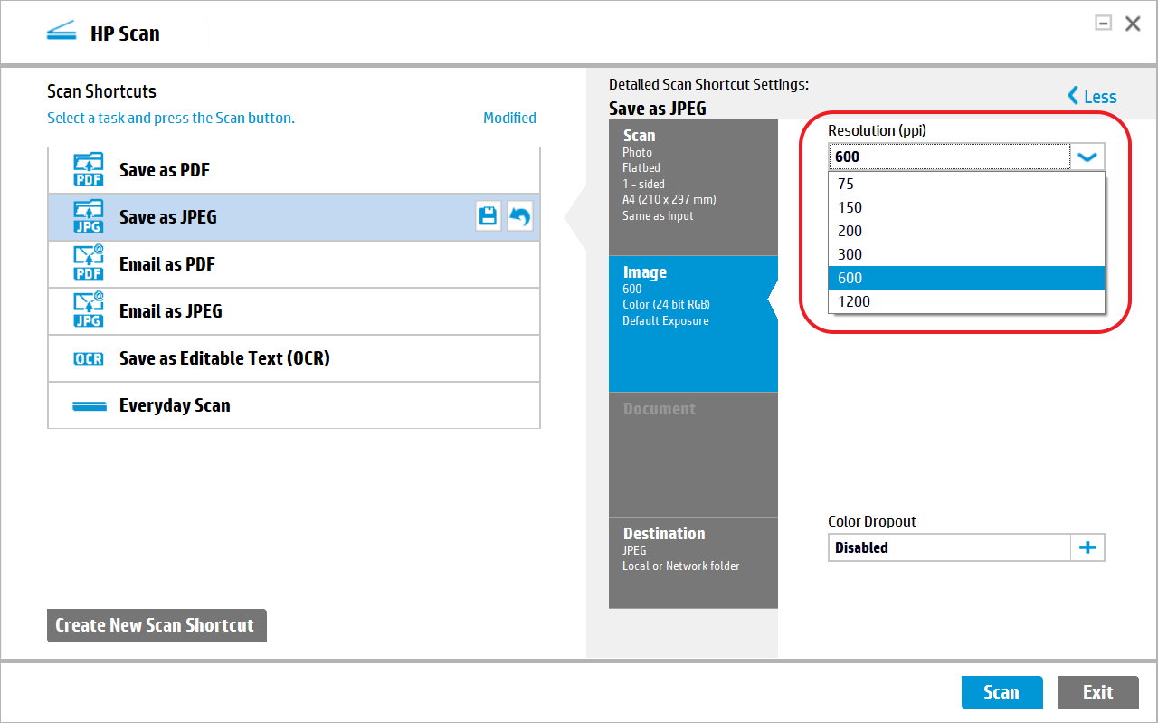 scanner error: "Not enough storage space to complete op... - HP Support ...