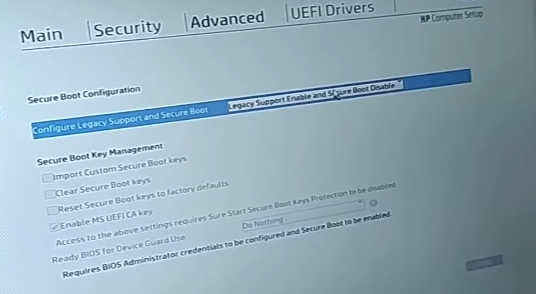 pantalla congelada en PROTECTED BY HP Sure Start - HP Support Community ...