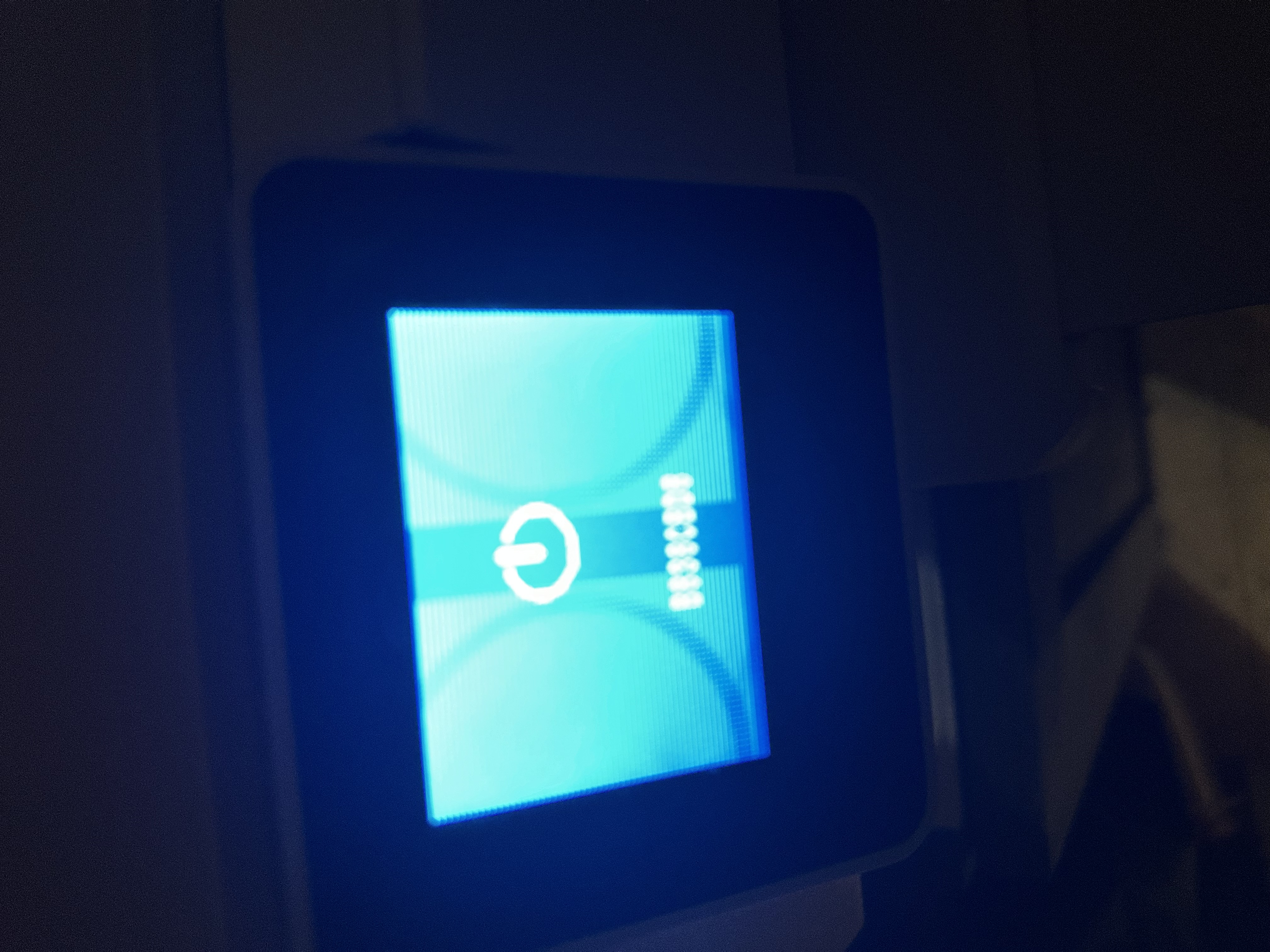 My printer has been showing blinking blue screen - HP Support Community ...