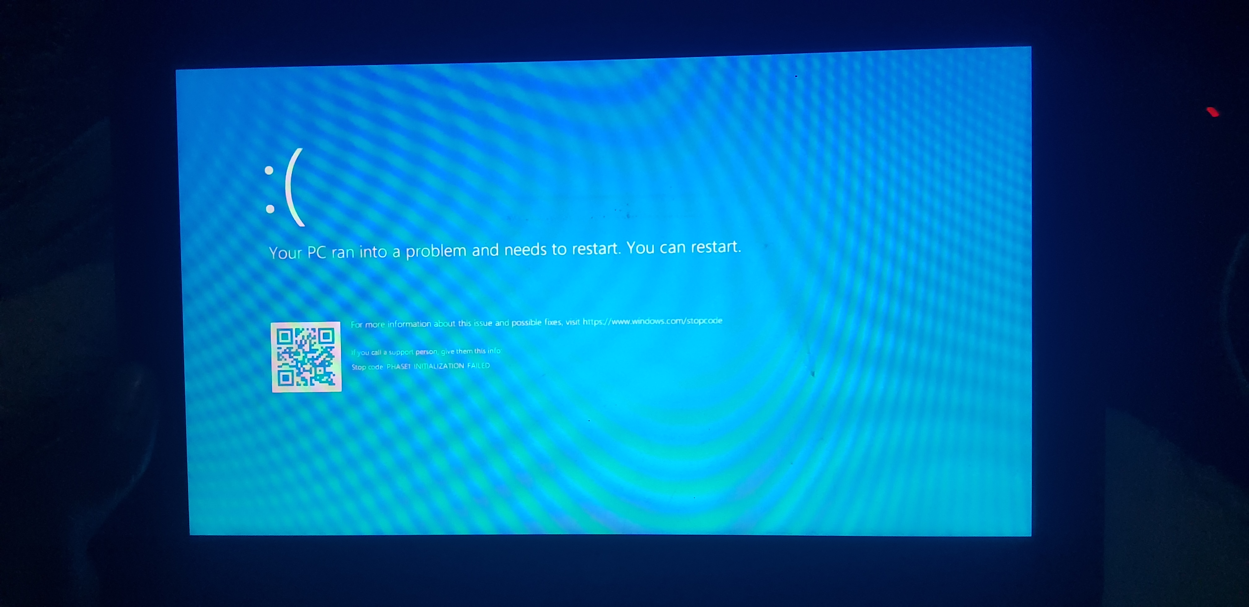 Phase 1 Initialiazation failed after I mistakenly deleted so... - HP ...