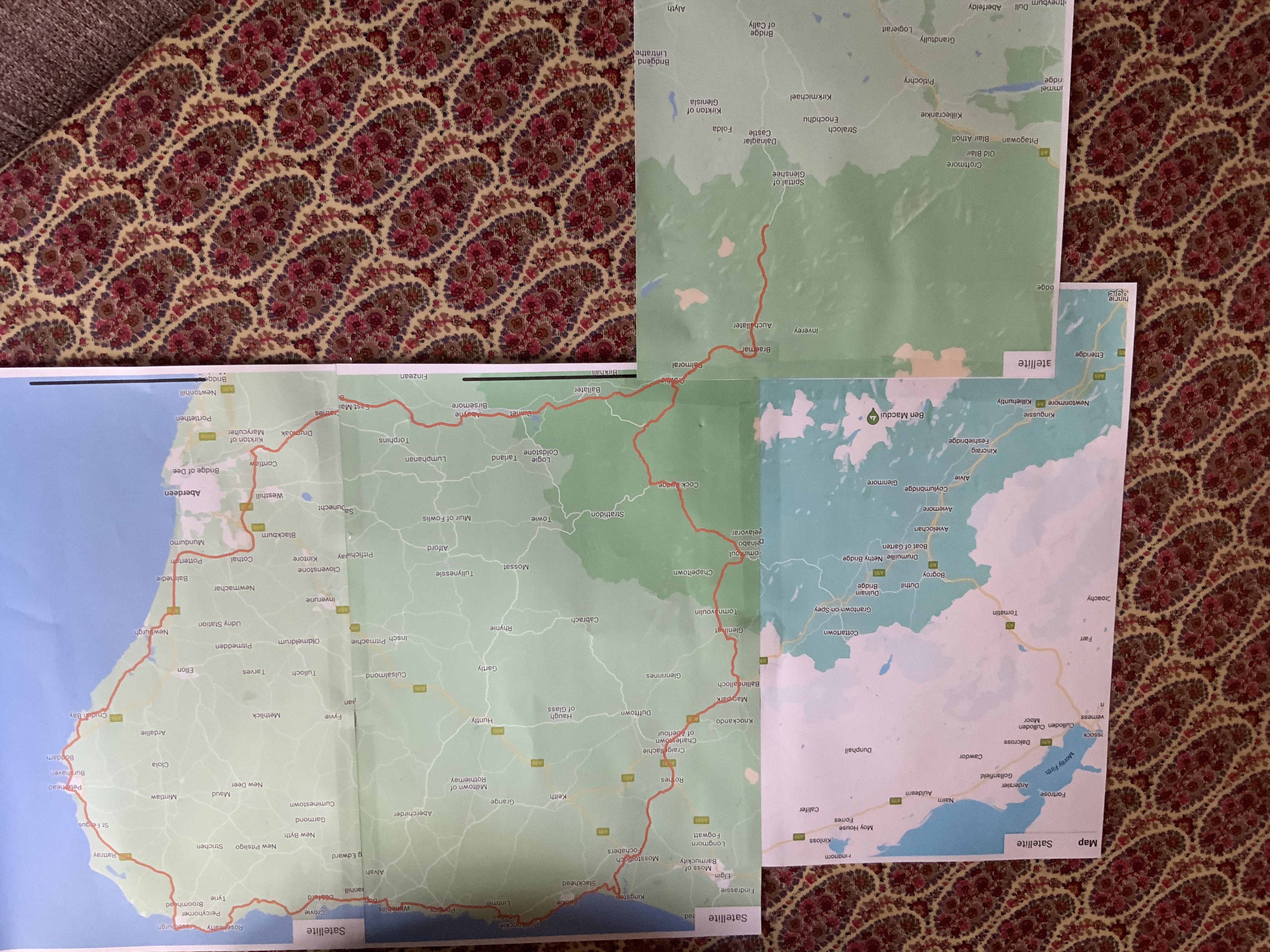 Solved: Screenshot s of maps printing out different colours! - HP ...