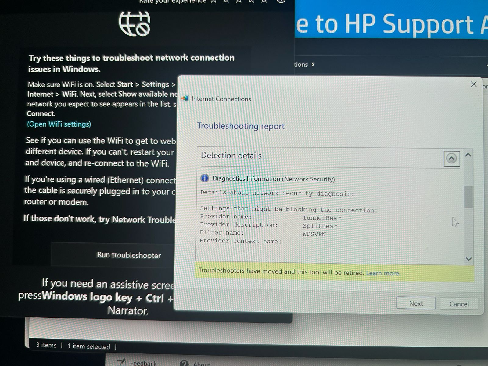 Firewall making it difficult to connect to internet/wi-fi - HP Support ...