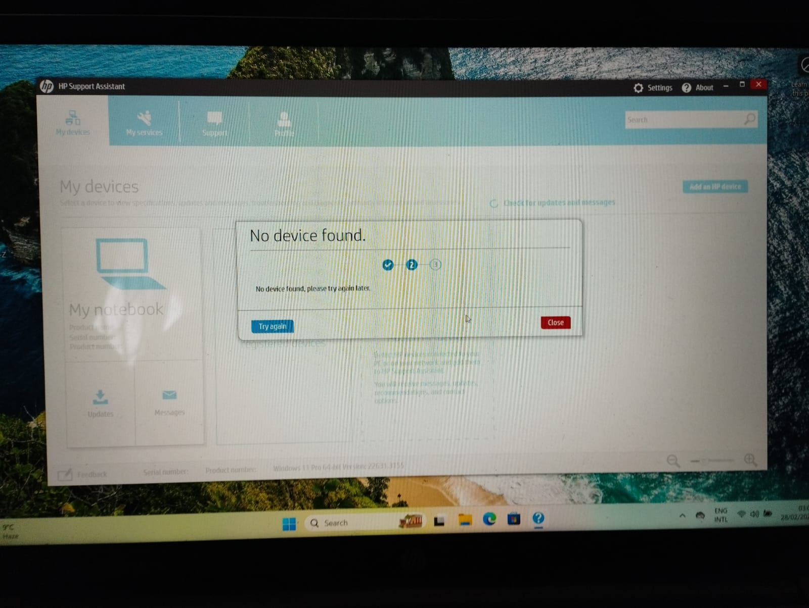Solved: Hp pavilion 15 EG2039tu shows blue screen once - HP Support ...