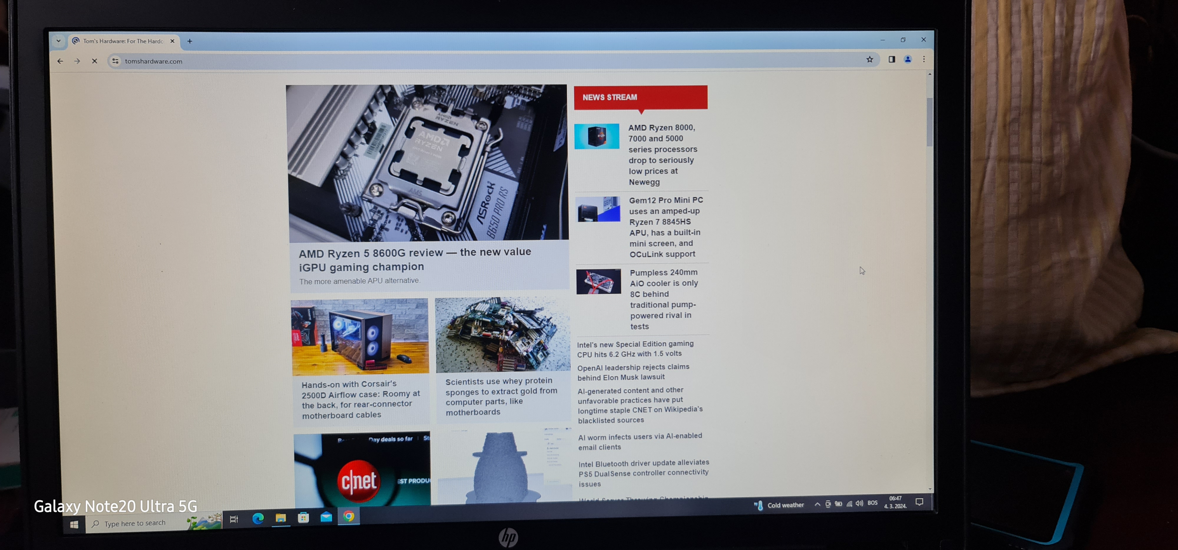 Blue tint on screen - HP Support Community - 9009070