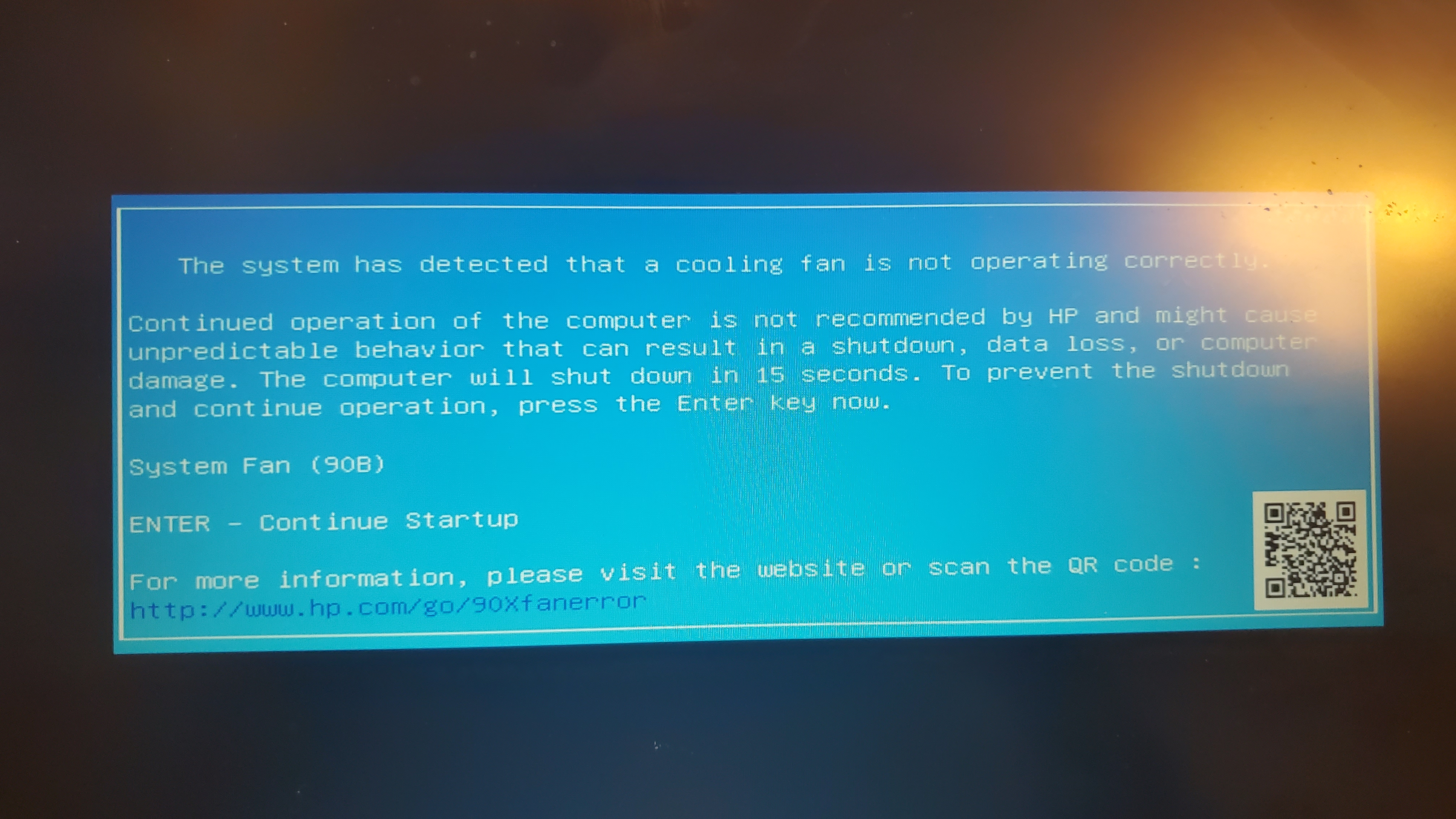 The fan on my laptop has stopped working - HP Support Community - 9019377