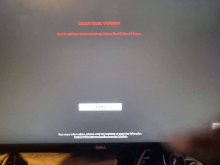 Secure Boot Violation - HP Support Community - 9020821