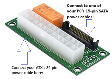 24 pin adapter suggested NonSequitur777 - HP Support Community - 9020882