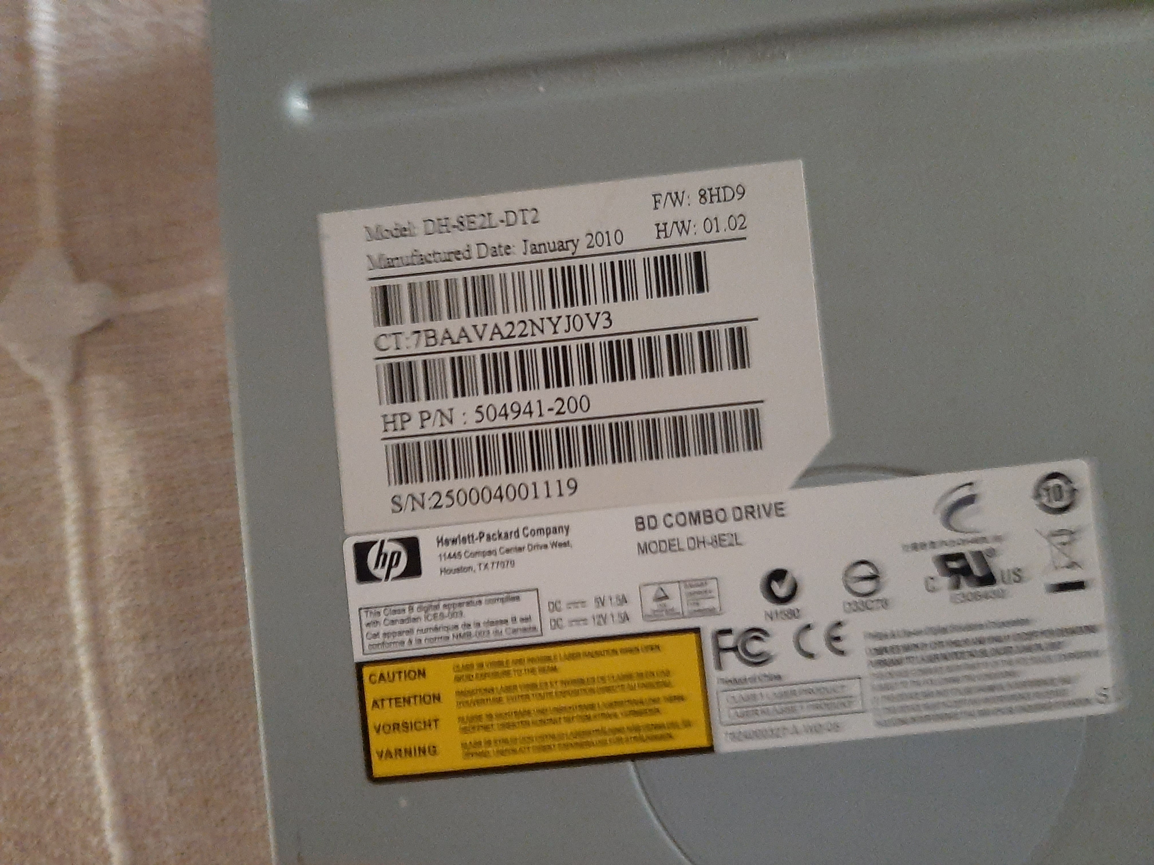 Will HP external lightscribe drive work with Victus Win 11 d... - HP ...