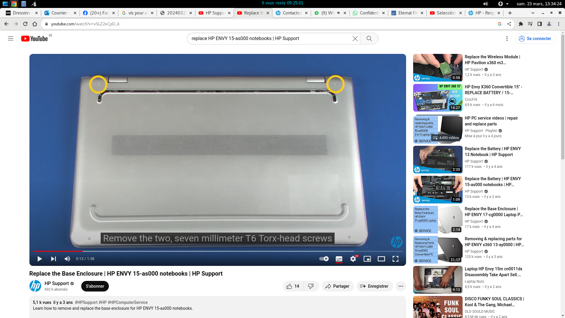 Need screws for my HP Envy 15 - HP Support Community - 9013318
