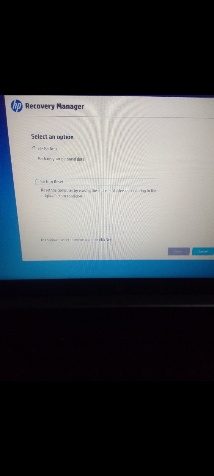 Hp Computer is working but just a Blank screen - HP Support Community ...