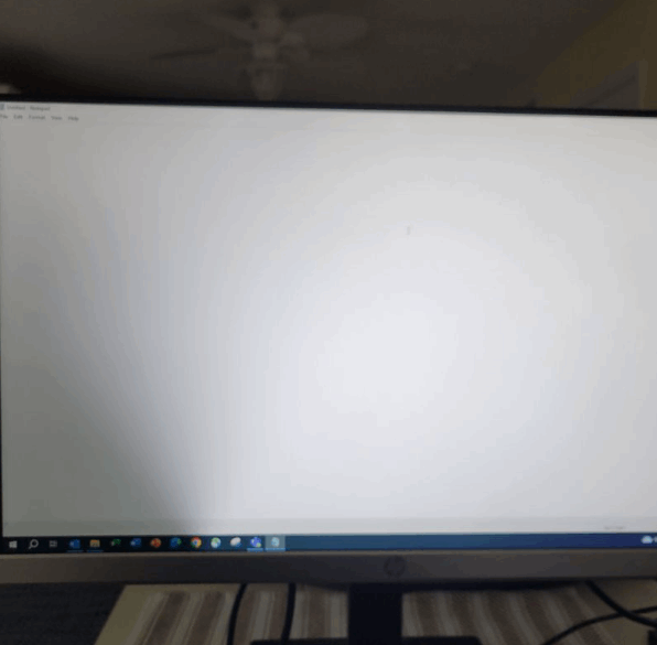 HP 24mh monitor has dark region on the lower left of screen - HP ...