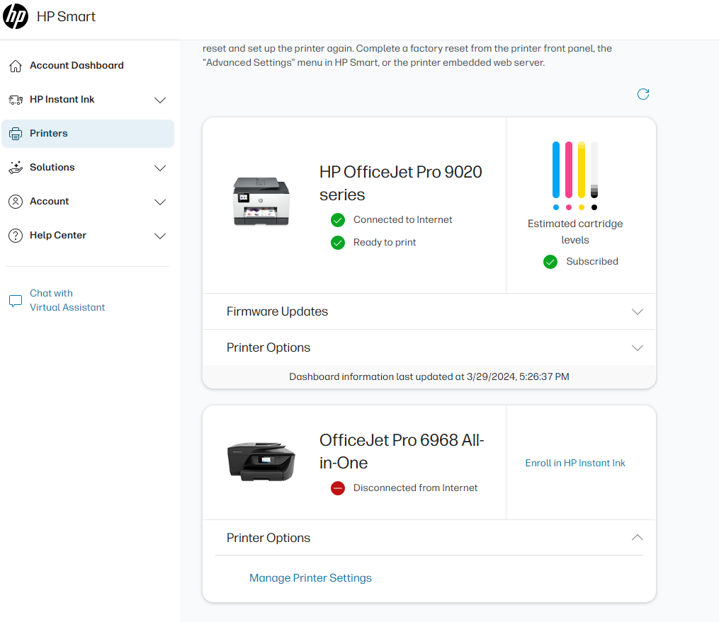 how to remove printer from HP Account - HP Support Community - 9030460