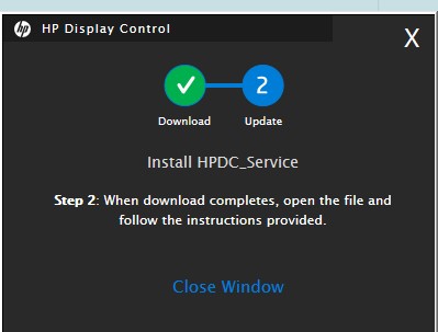 Solved: How do I get rid of Display Control Update pop-up 2024 - HP ...