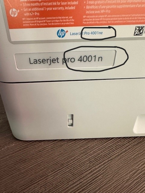 4001n requires internet connection - HP Support Community - 9030451
