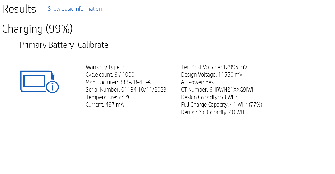 Solved: Battery Calibration issue - HP Support Community - 9032614