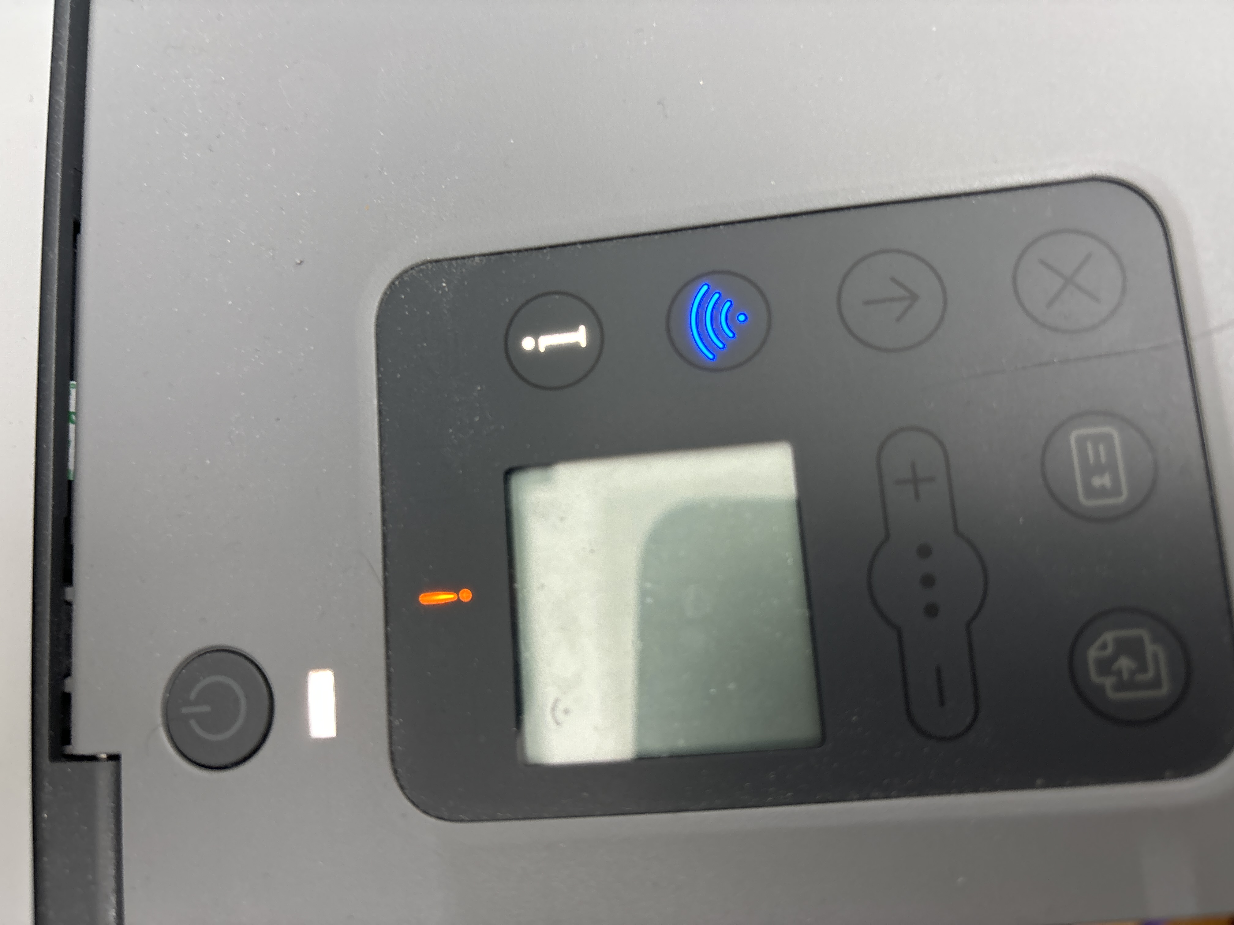 Solved: The wireless and information buttons flashing together and I ...