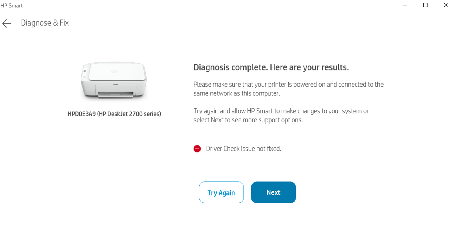 Printer offline. Cannot reinstall. Message reads printer is ... - HP ...