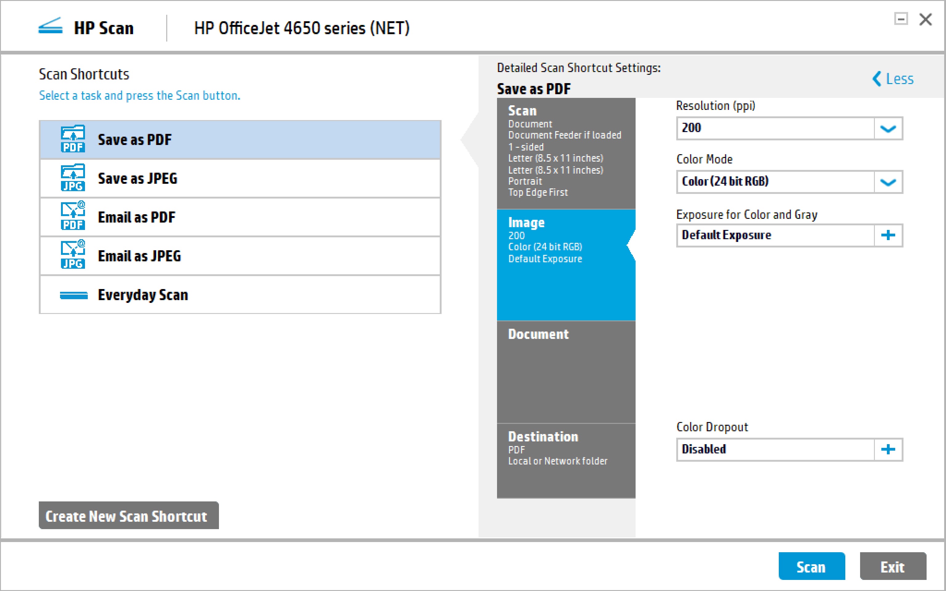 HP OfficeJet 4650 series - HP Scan & HP Smart - Only First P... - HP ...