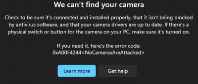 camera not found in all in one PC - HP Support Community - 9045311