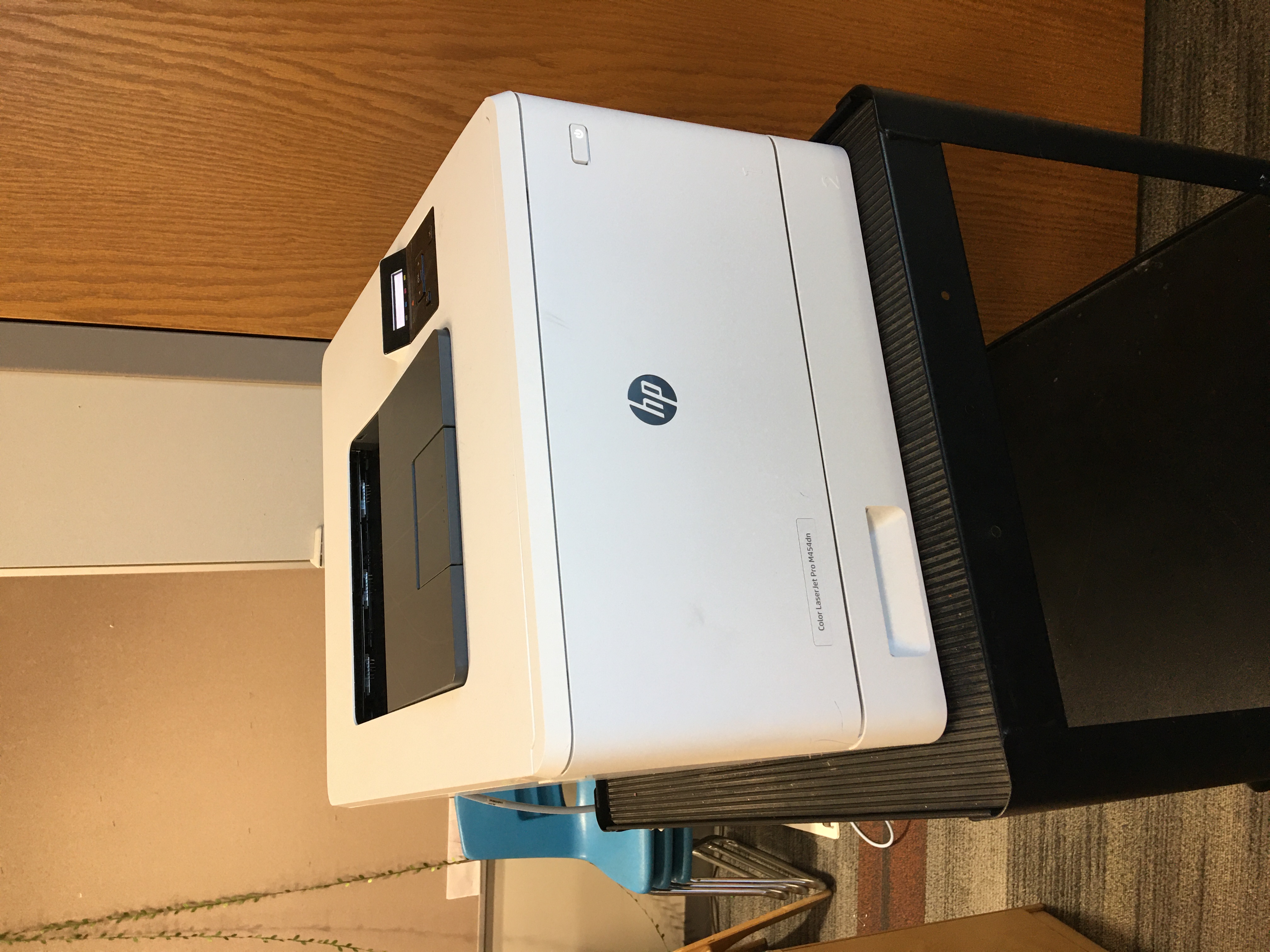 Color LaserJet Pro M454dn Blank Screen & Two Blinking Lights - HP ...