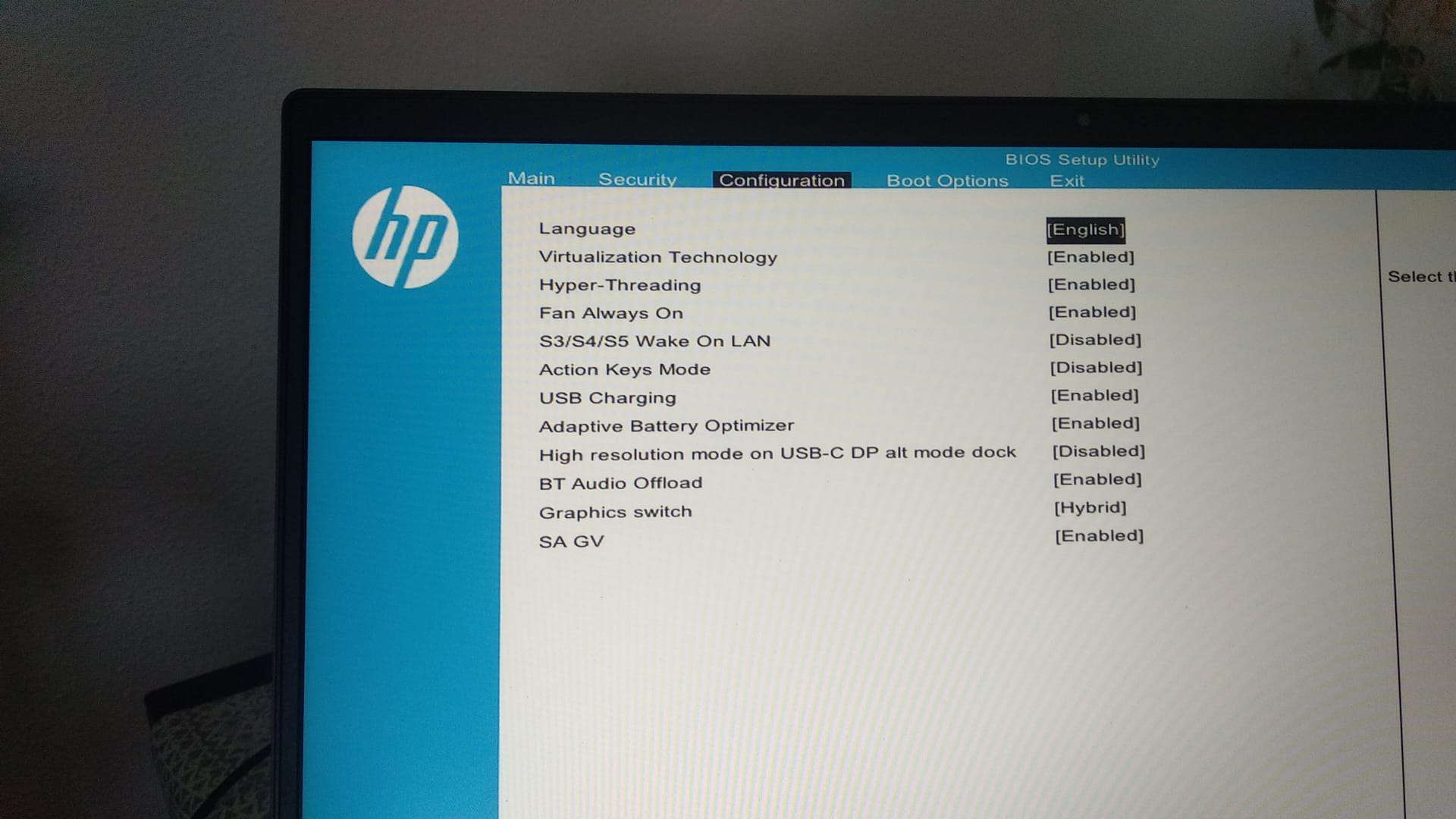 Enable "Power On When AC Detected" option on HP Victus lapto... - HP ...