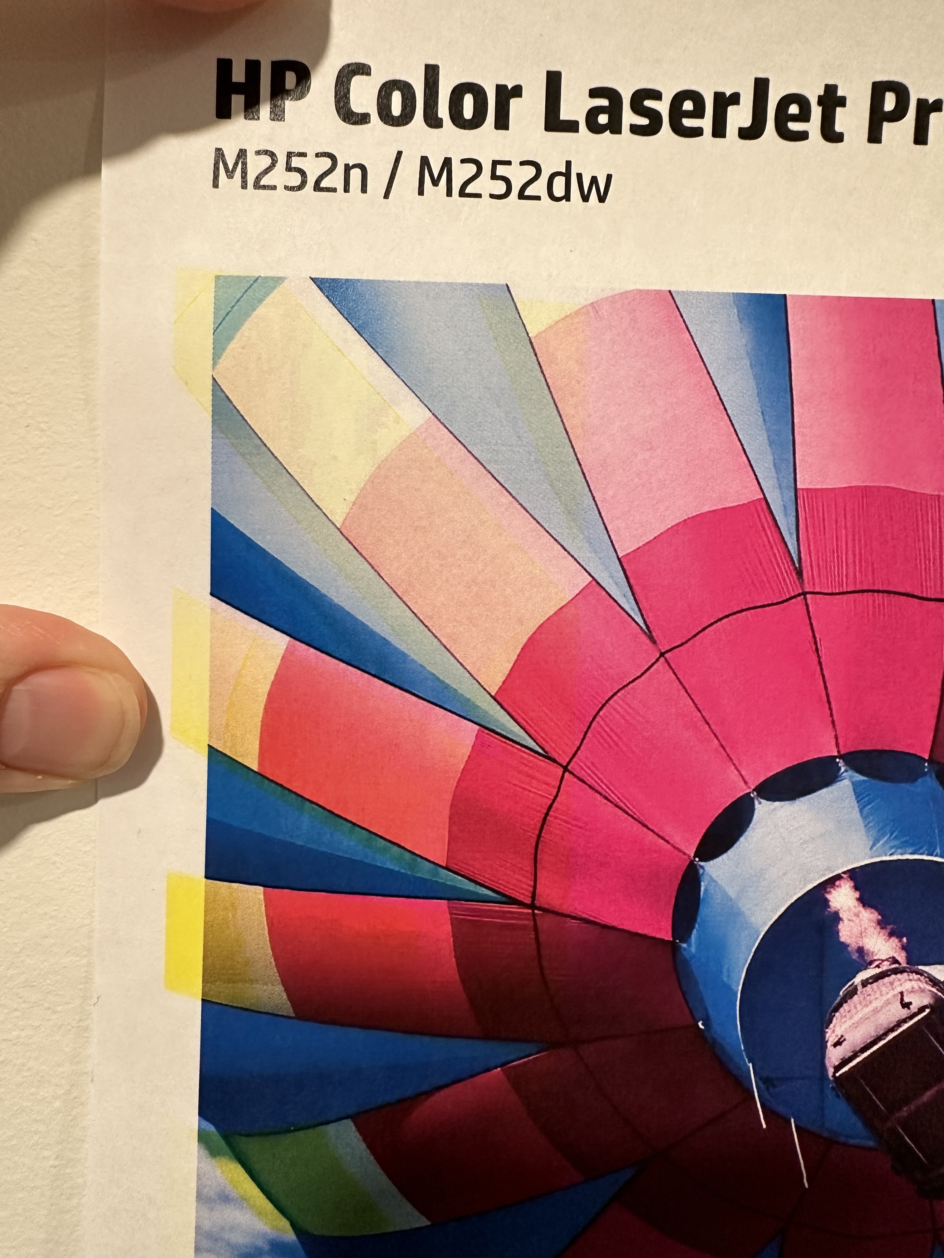 Laser Printer: one color is not aligned - HP Support Community - 9052660
